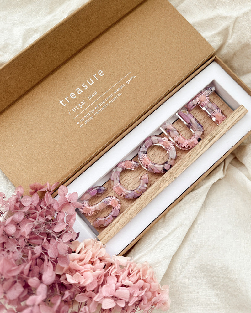 The Treasured Letters®️- Floss – The Linen Print