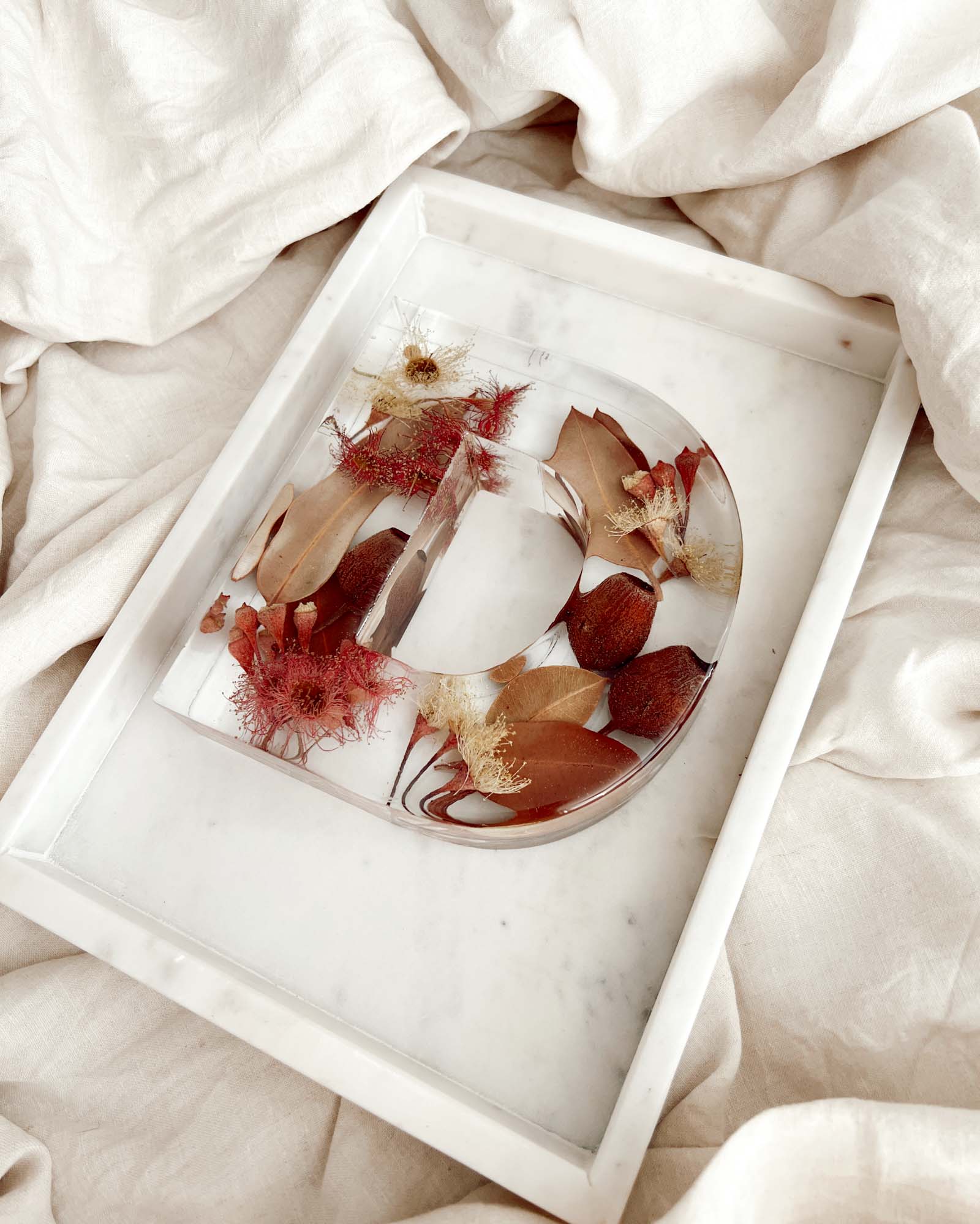 Large Treasured Letters™ – The Linen Print