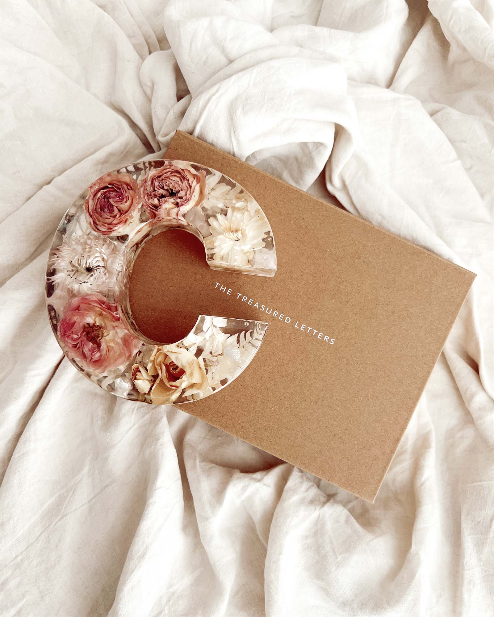 Large Treasured Letters™ – The Linen Print