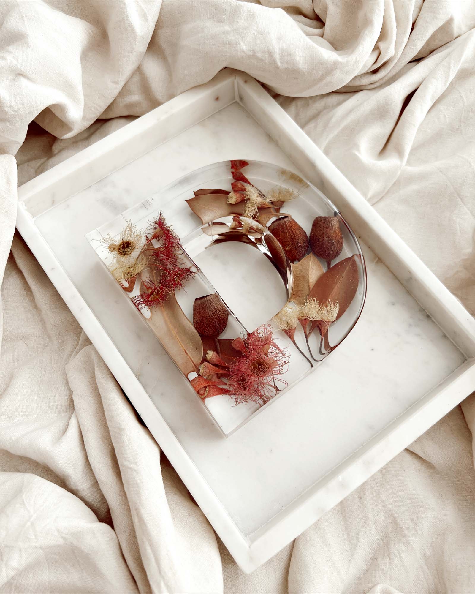 Large Treasured Letters™ – The Linen Print