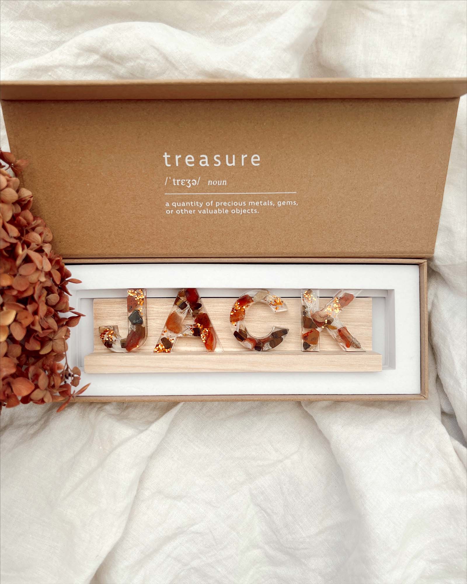 The Treasured Letters®️ - Bronze – The Linen Print