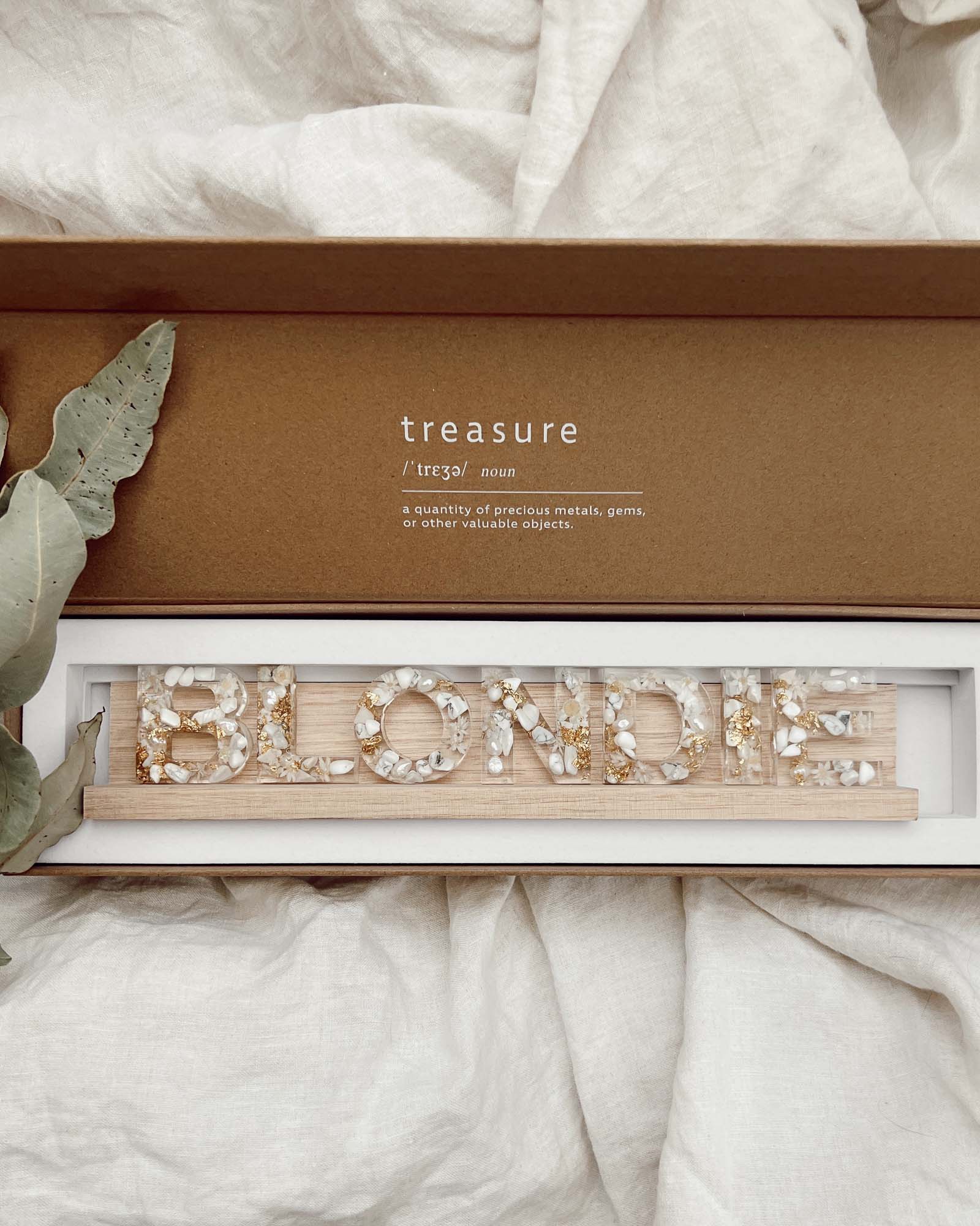 The Treasured Letters®️ - Meadow – The Linen Print