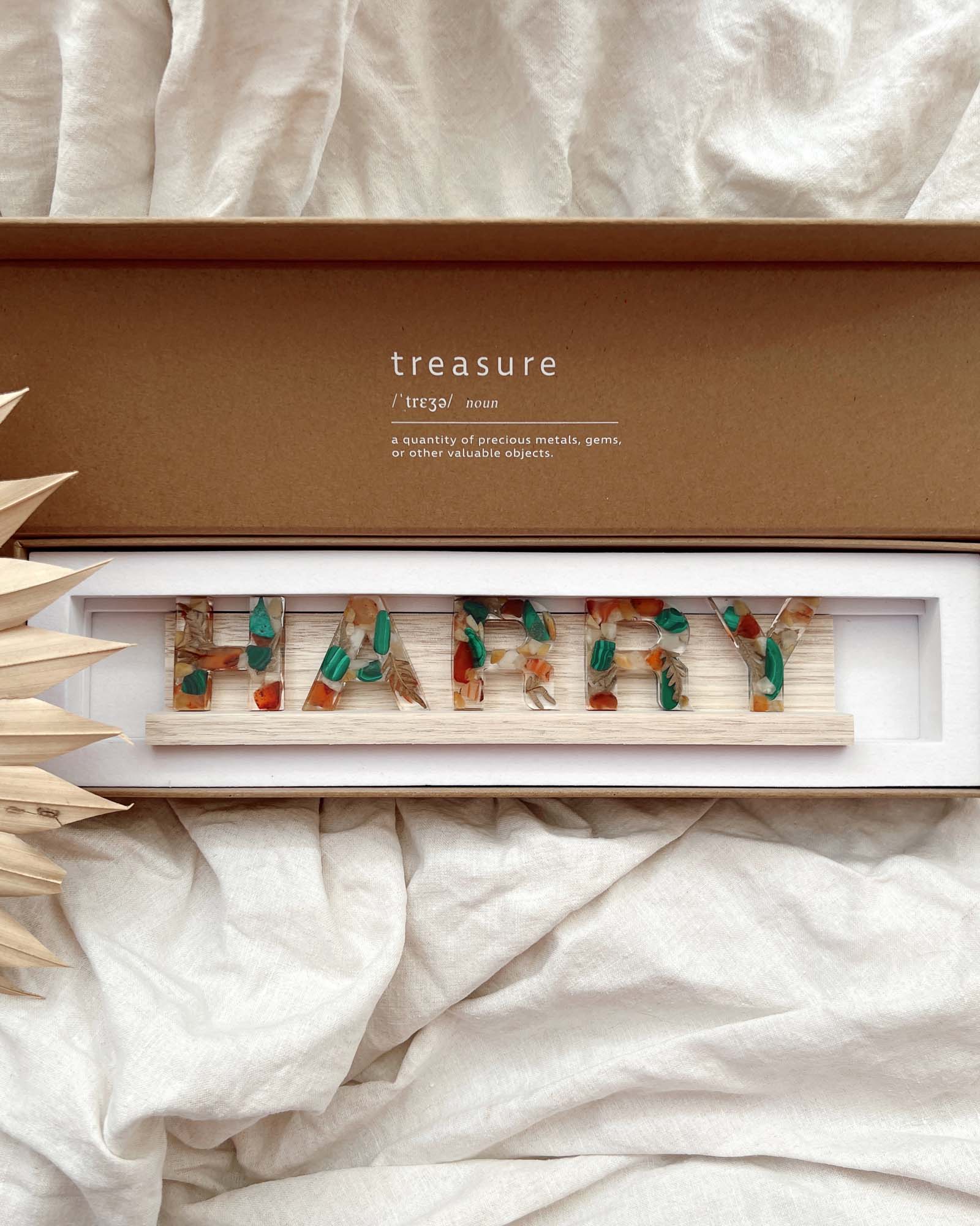 The Treasured Letters®️ - Safari – The Linen Print