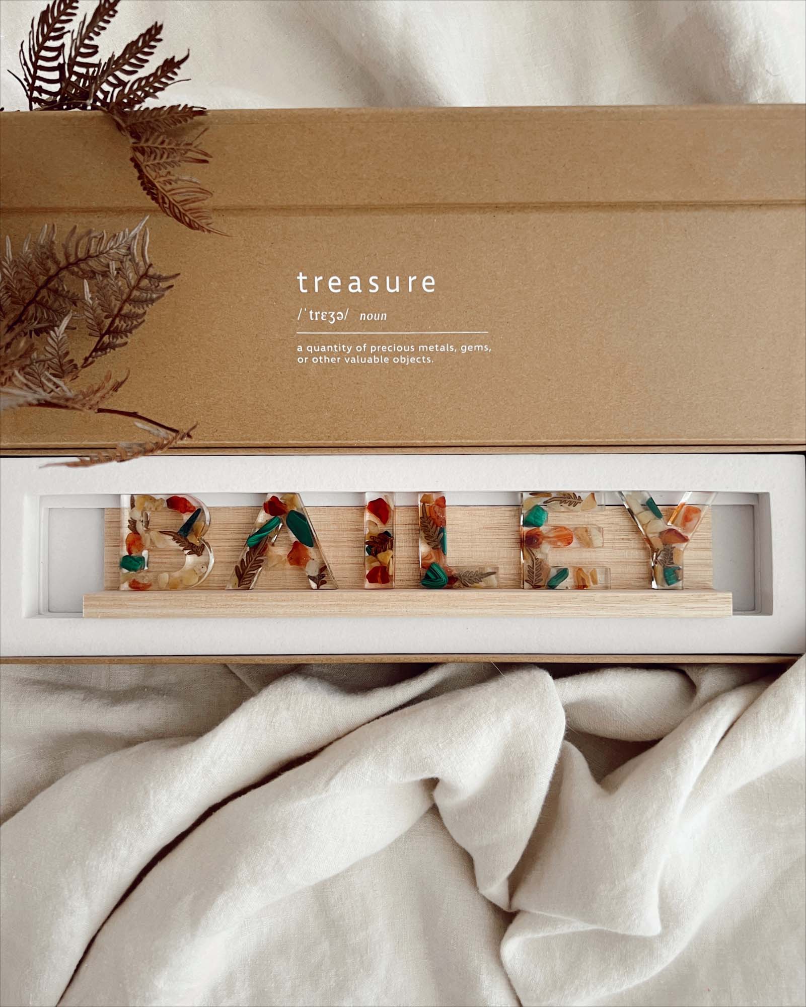 The Treasured Letters®️ - Safari – The Linen Print