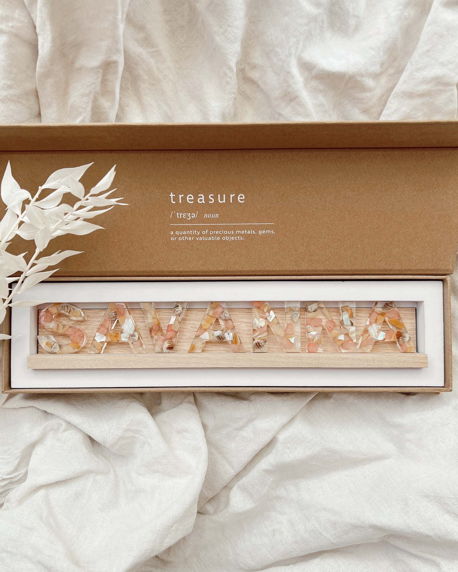 The Treasured Letters®️ - boho – The Linen Print