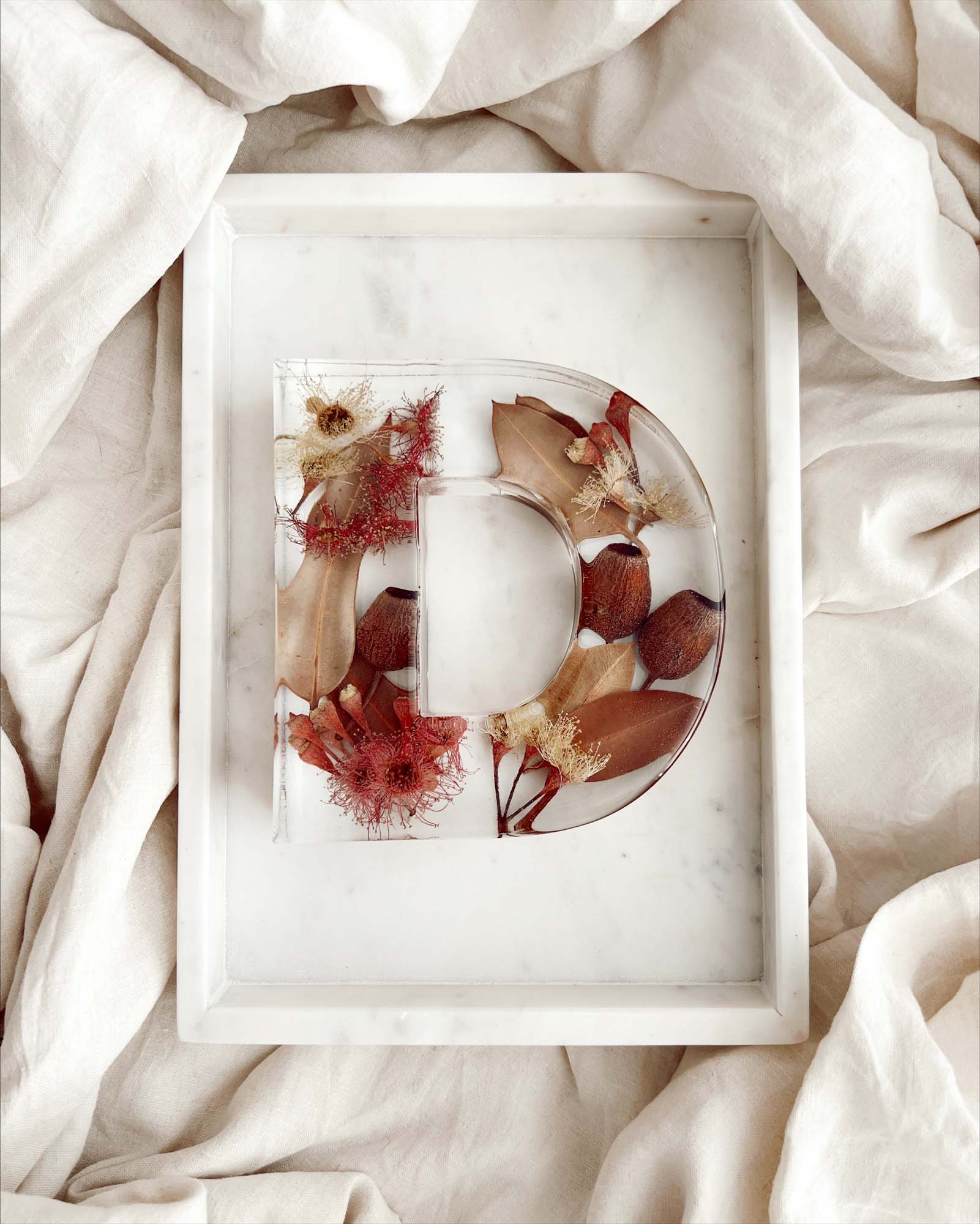 Large Treasured Letters™ – The Linen Print