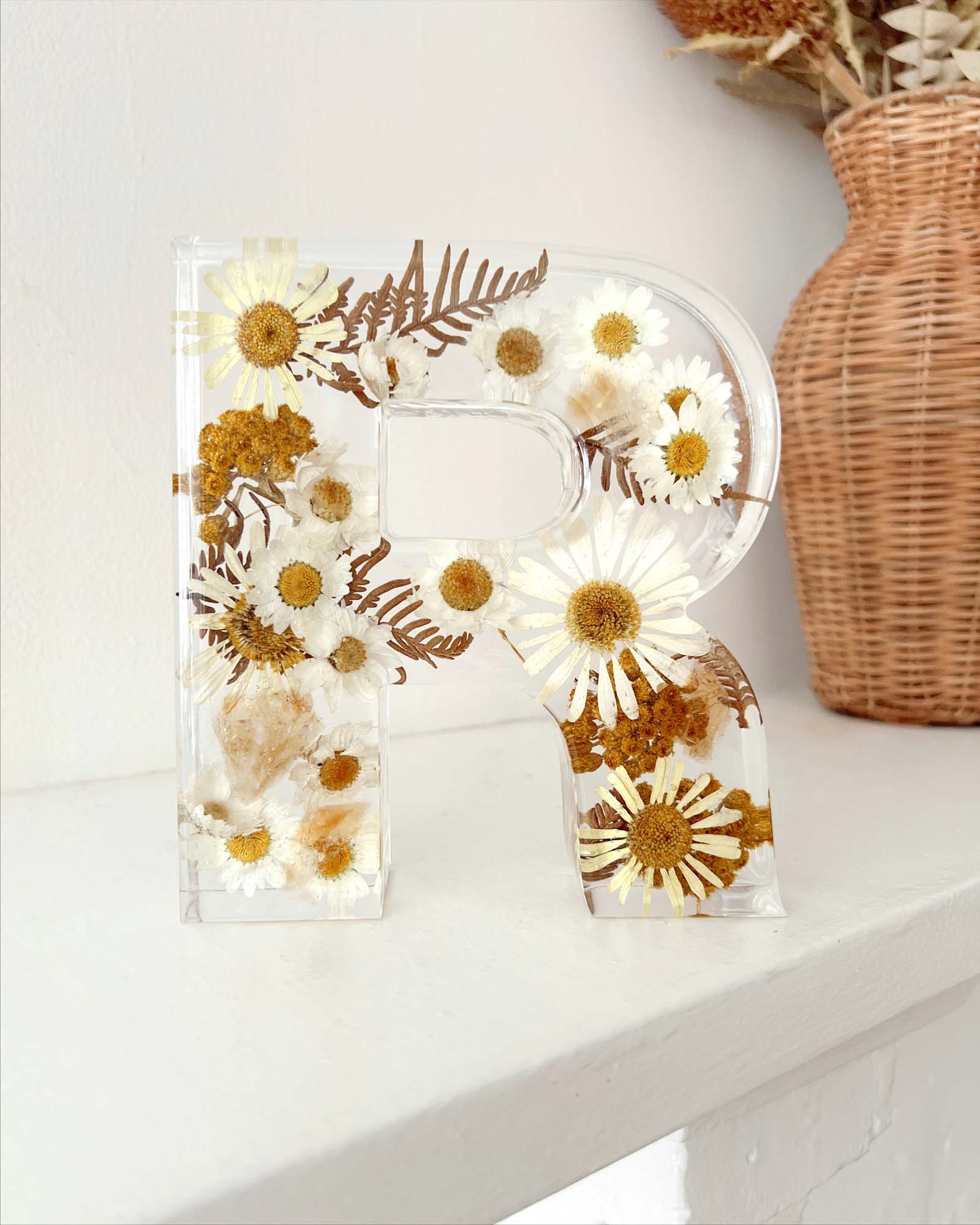Large Treasured Letters™ – The Linen Print