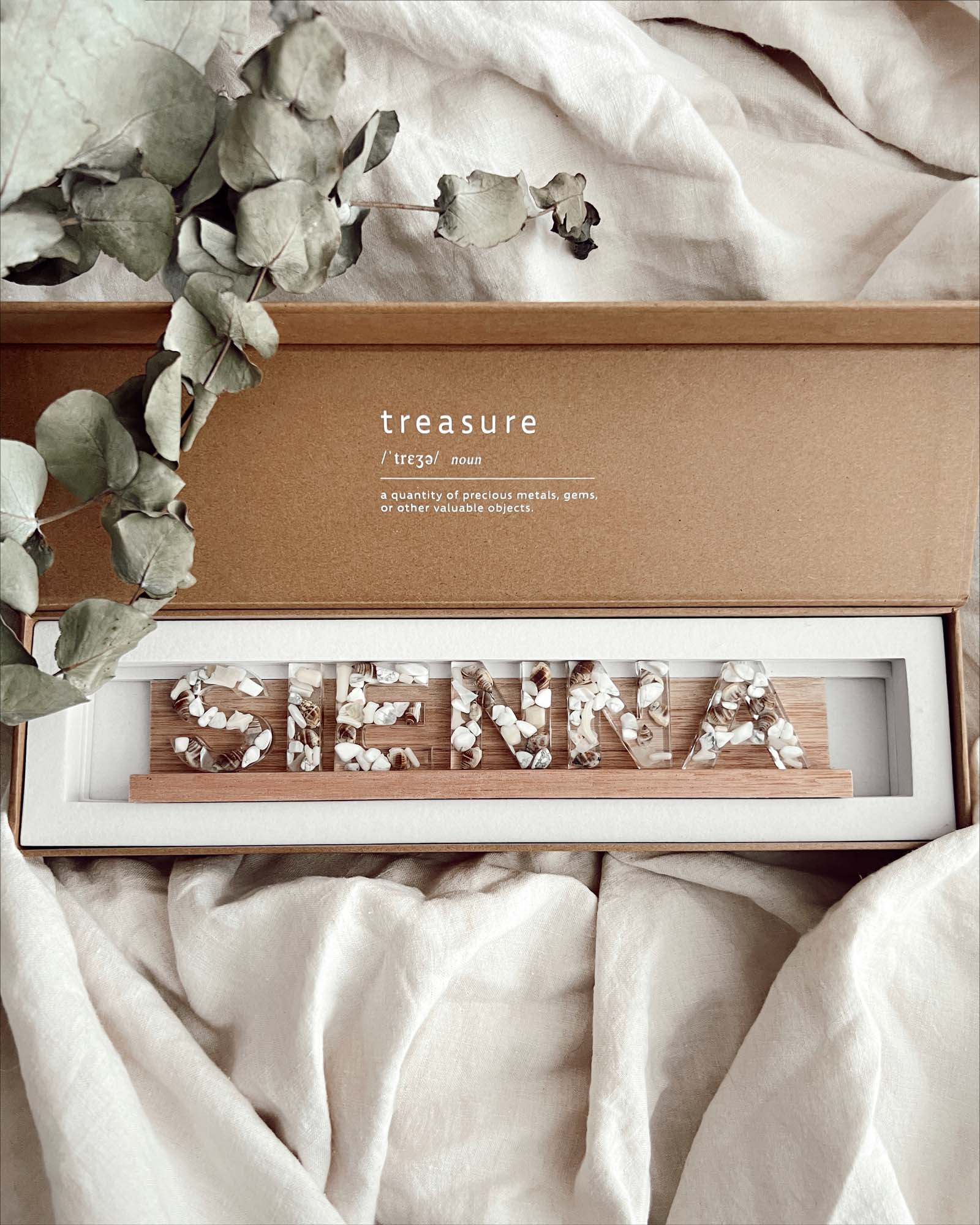 The Treasured Letters®️ - Natural – The Linen Print